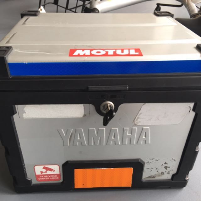 Yamaha box, Motorcycles, Motorcycle Accessories on Carousell