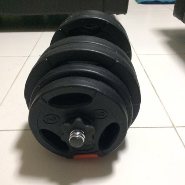 15kg dumbbell, Sports Equipment, Exercise & Fitness, Cardio & Fitness ...