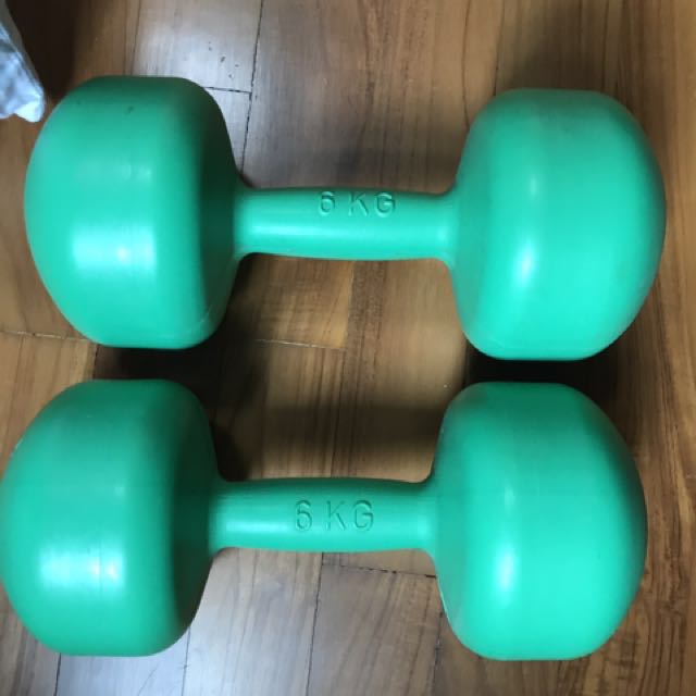 6kg weights, Sports Equipment, Exercise & Fitness, Cardio & Fitness ...