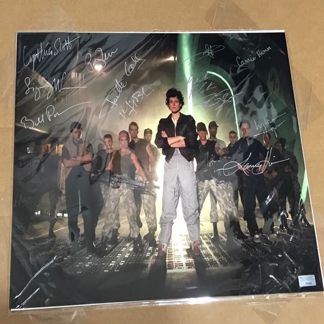 Aliens movie Cast Signed Autographed Photo, Everything Else on Carousell