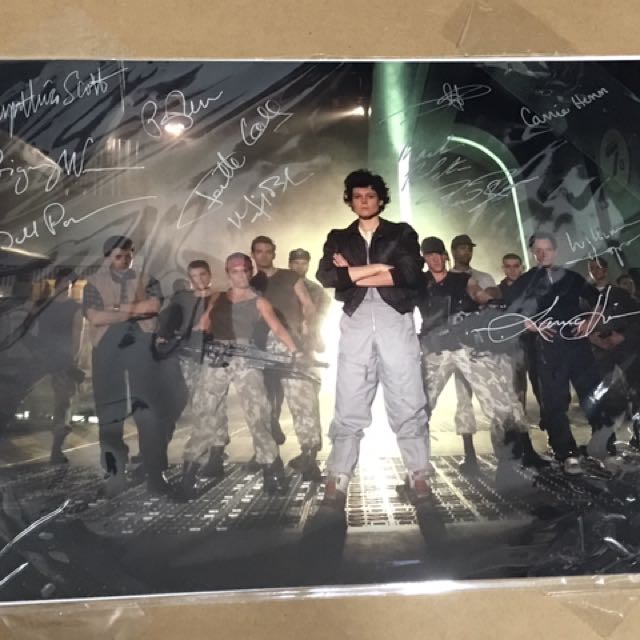 Aliens movie Cast Signed Autographed Photo, Everything Else on Carousell