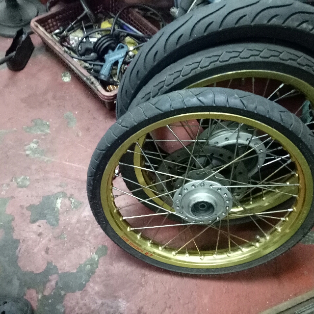 Alloy rim for wave 125, Motorcycles, Motorcycle Accessories on Carousell