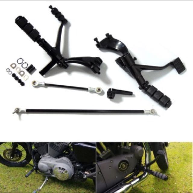 Harley Davidson Forward Control Full Kit Black or Chrome set ...