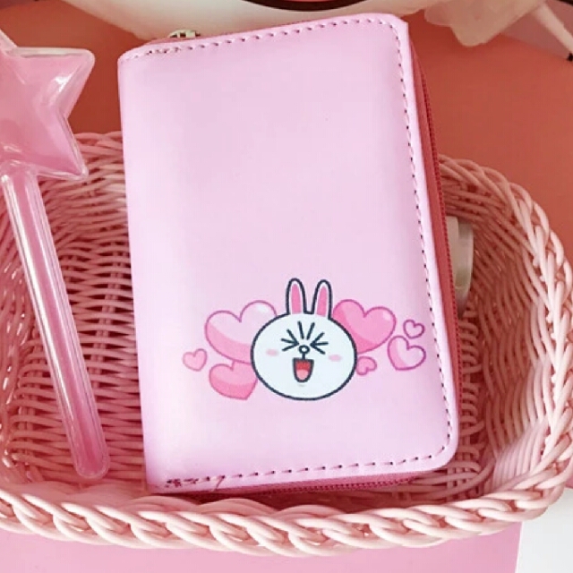 LINE characters brown bear cony rabbit kony duck gudetama wallet coin ...