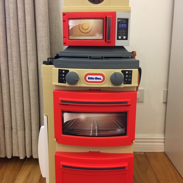 Little Tikes Cook n Store Kitchen (Red), Babies & Kids, Infant Playtime ...