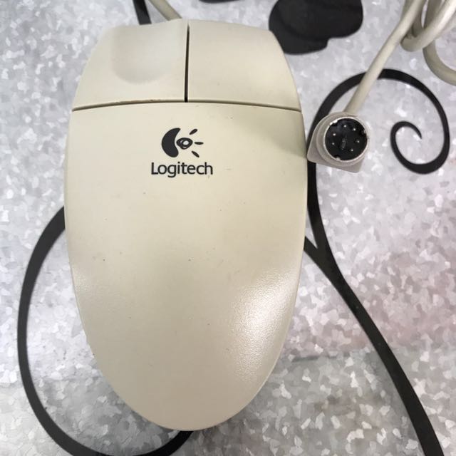 Logitech Mouse Old School Type Not USB, Computers & Tech, Parts ...