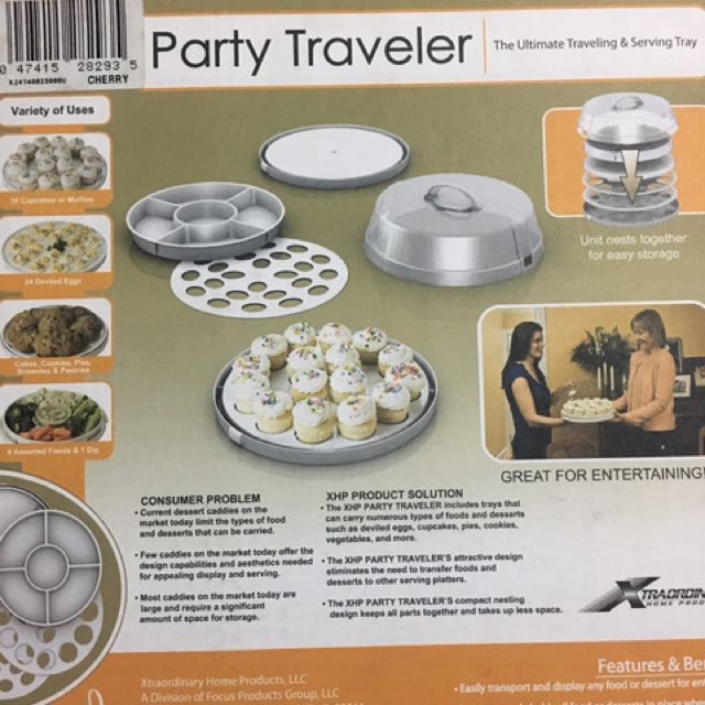 Portable Dessert Caddy, Furniture & Home Living, Kitchenware ...