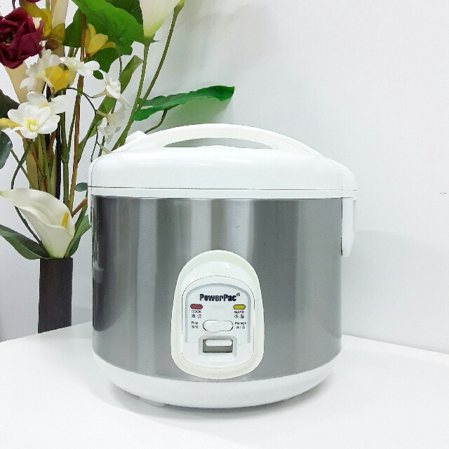 LAST PIECE !! PowerPac 1.8L Rice & Porridge Cooker With Steamer, TV ...