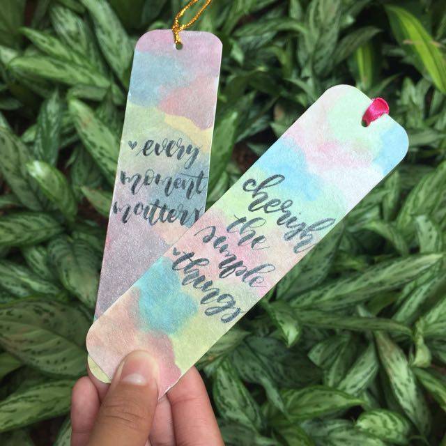 [presonalised] bookmarks w calligraphy, Hobbies & Toys, Stationery ...