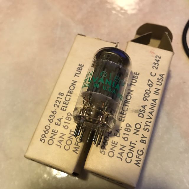 Sylvania Jan 6189 / 12au7 tube, Audio, Other Audio Equipment on Carousell