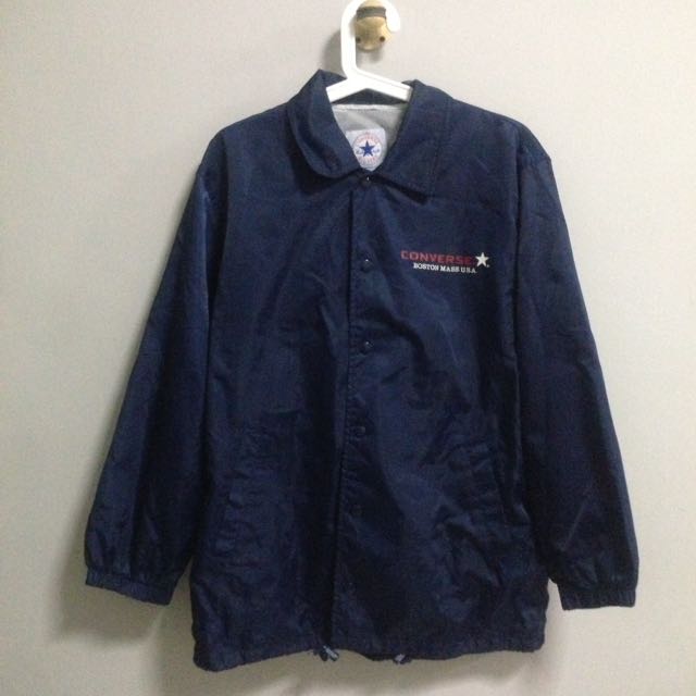 coach jacket Converse, Men's Fashion, Tops & Sets, Hoodies on Carousell