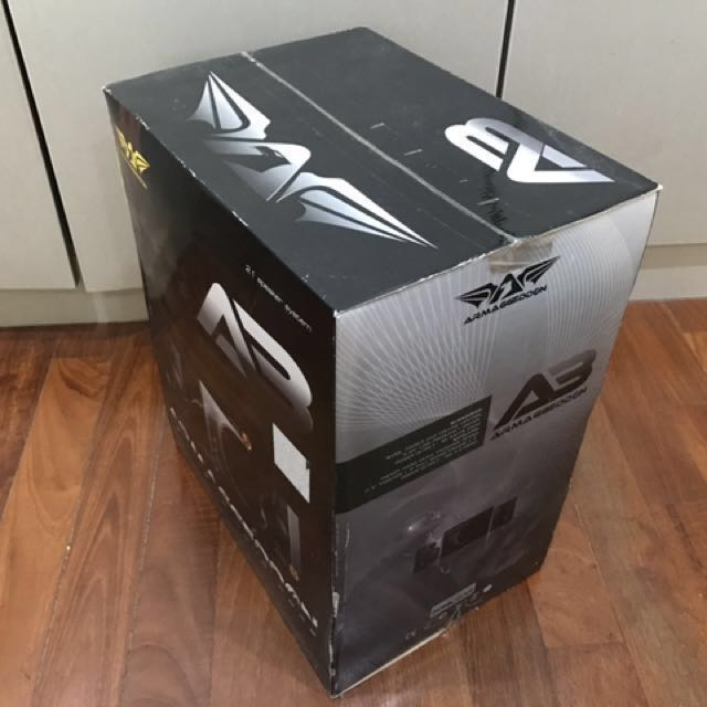 Desktop Speakers SONICGEAR Armageddon A3 2.1 (SEALED BNIB), Audio ...