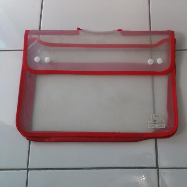 Tas Map Bening, Buku & Alat Tulis, Alat Tulis di Carousell