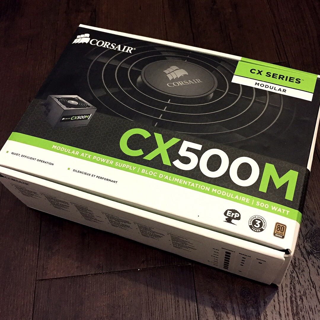 Corsair CX500M Power Supply CX Series 500 Watt Bronze Certified Modular ...