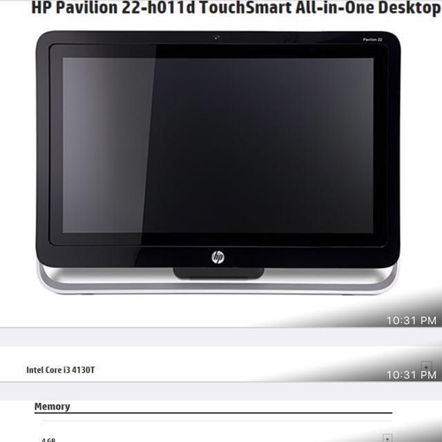 HP Pavilion 22 All-in-One Computer, Computers & Tech, Desktops on Carousell