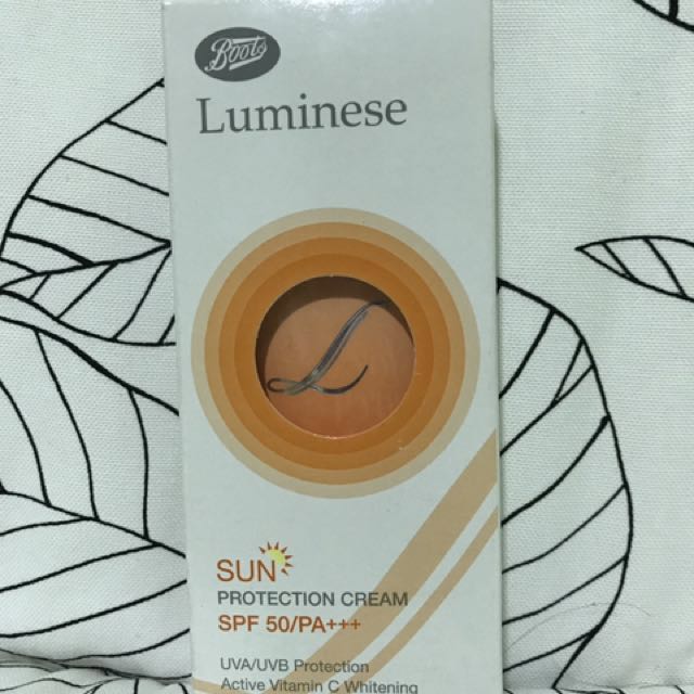 Luminese SPF 50 sunscreen, Beauty & Personal Care, Bath & Body, Body ...