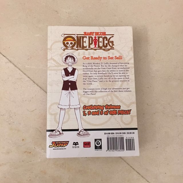 One Piece Manga Eng. - Vol 1, 2 & 3 combo, Hobbies & Toys, Books ...