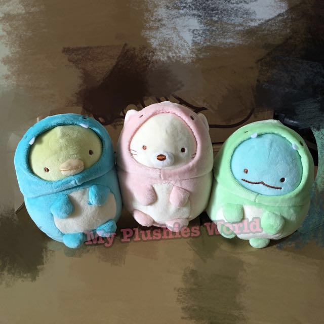Original San-X Sumikko Gurashi Dino Series Tokage Plush Neko Penguin ...