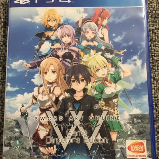 Sword Art Online Game Director's edition PS4, Video Gaming, Video Games ...