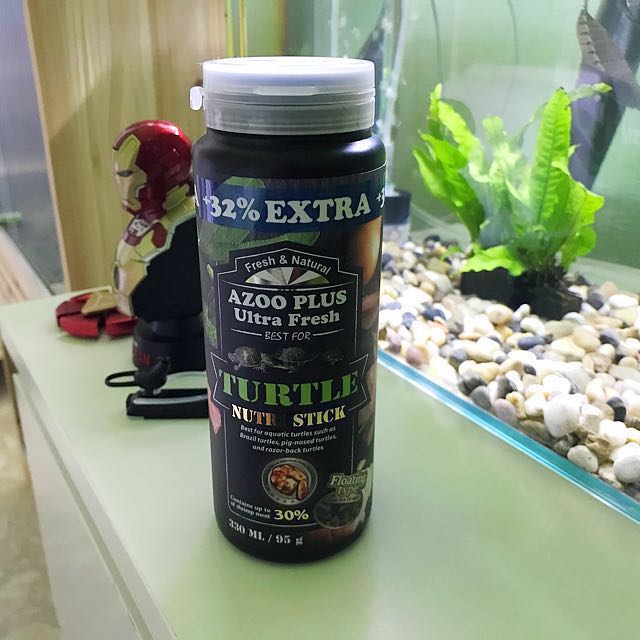AZOO PLUS Ultra Fresh BEST FOR TURTLE NUTRI STICK, Pet Supplies, Pet ...