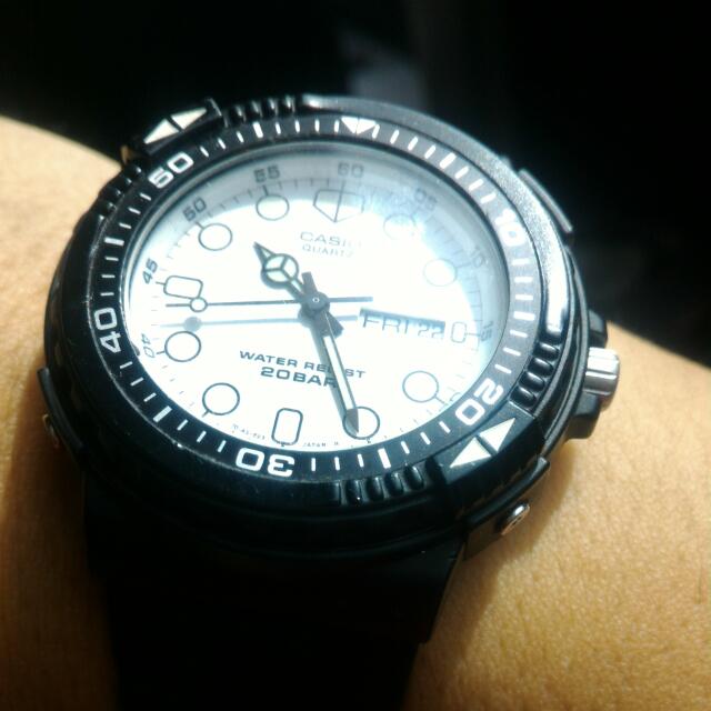 Casio Diver Vintage MRD 201 W Japan, Men's Fashion, Watches ...