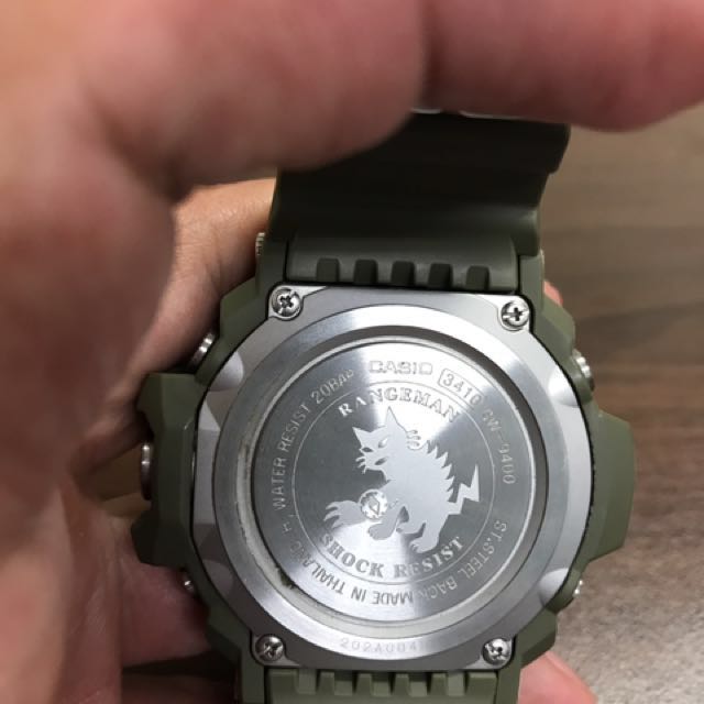 Casio g-shock rangeman gw9400(green Colour) watch, Mobile Phones & Gadgets, Wearables & Smart ...
