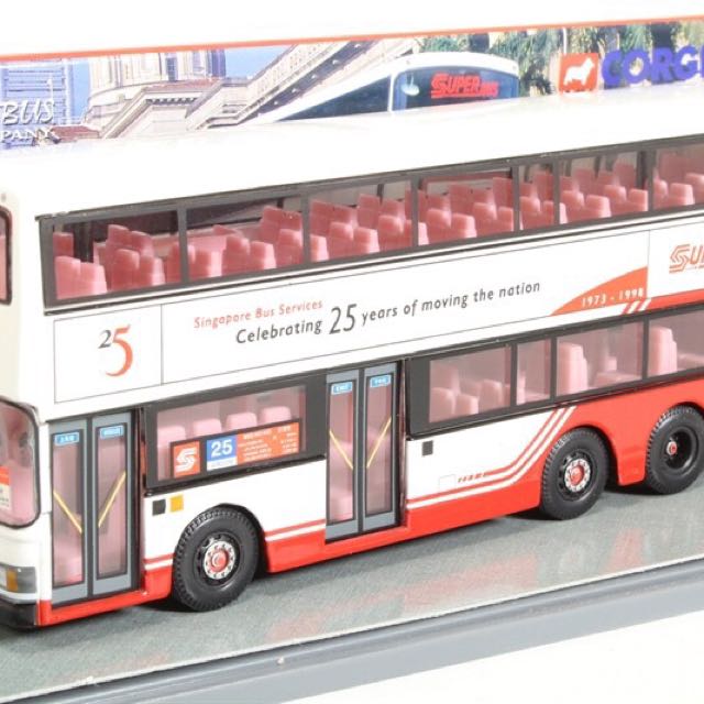 Corgi Singapore Bus Services 25 years 1:76 model bus, Hobbies & Toys ...