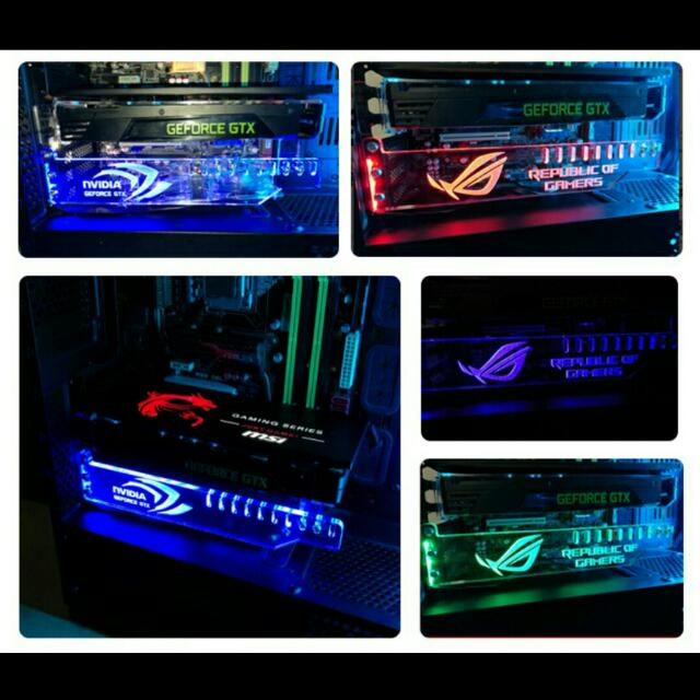Gaming Rig Gpu Card Slot Light Panel, Computers & Tech, Parts ...