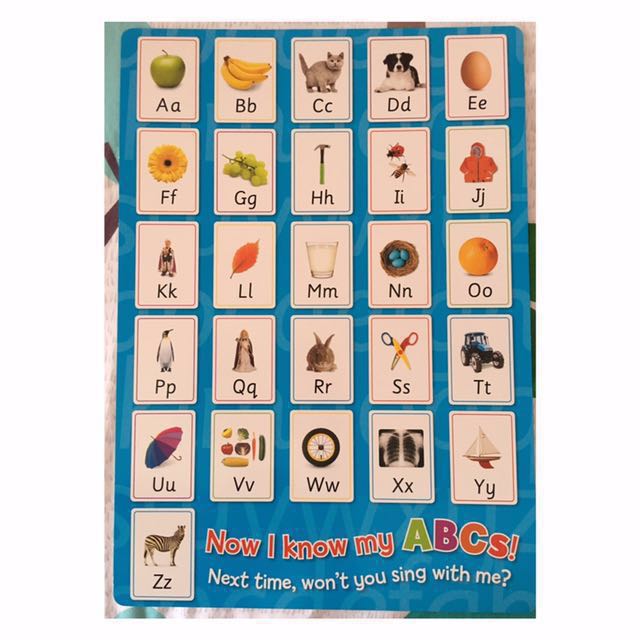 Giant Flash Card ABC, Hobbies & Toys, Stationery & Craft, Art & Prints ...
