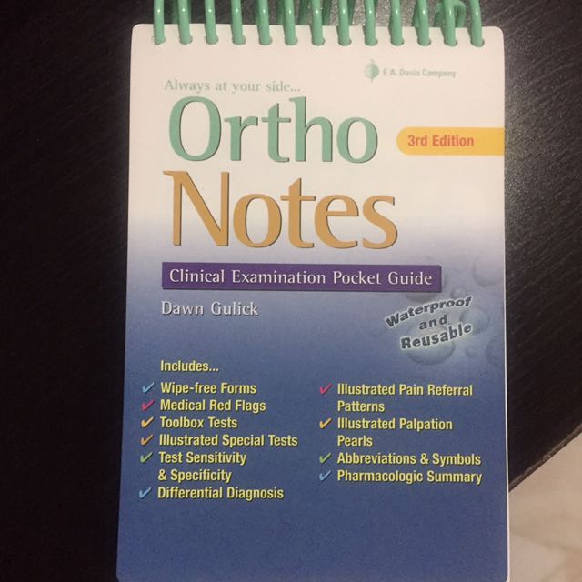 Ortho notes, Hobbies & Toys, Books & Magazines, Textbooks on Carousell
