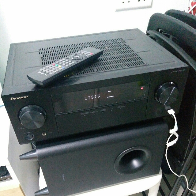 Pioneer VSX 324-K-P 5.1 Audio System Amplifier Tech Specs，運作正常，因新櫃放不入所以 ...
