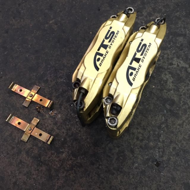 ATS 4 pot brake calipers, Car Accessories on Carousell