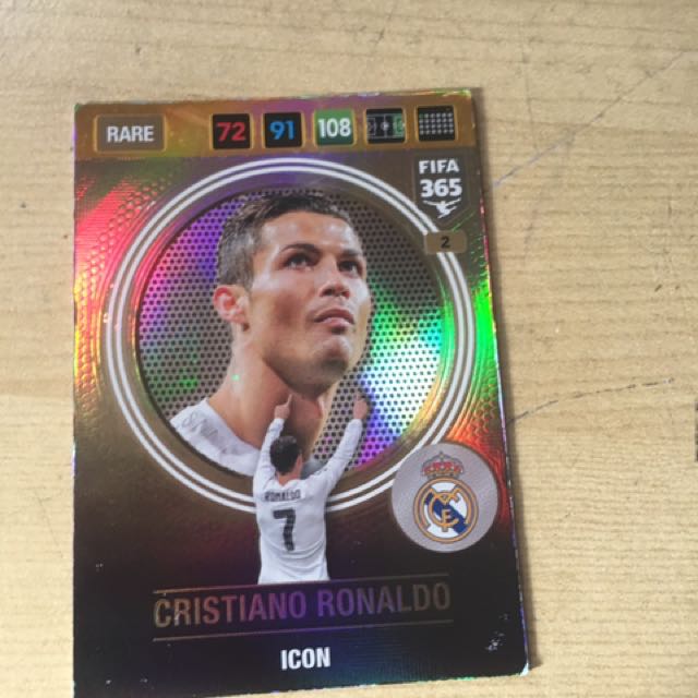 Cristiano Ronaldo Icon Soccer card, Hobbies & Toys, Toys & Games on ...