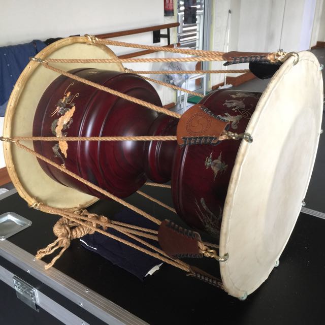 Janggo (Traditional Korean Hourglass Drum) or Talking Drum (West ...