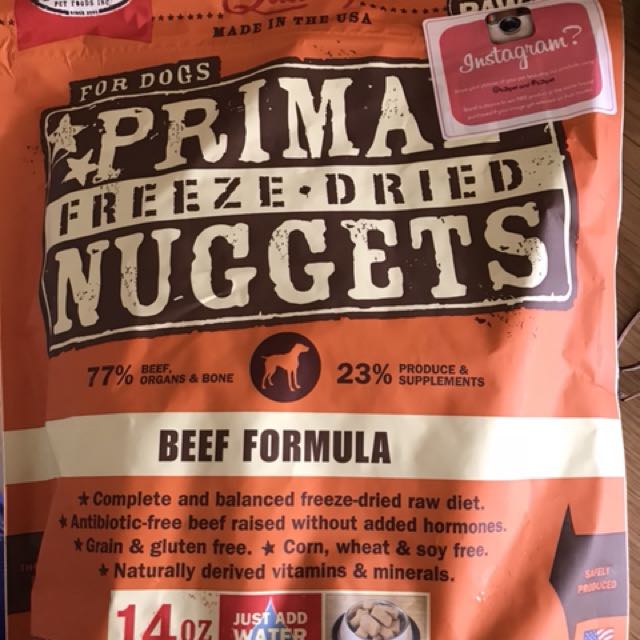 Prima freeze dried nuggets, Pet Supplies, Pet Food on Carousell