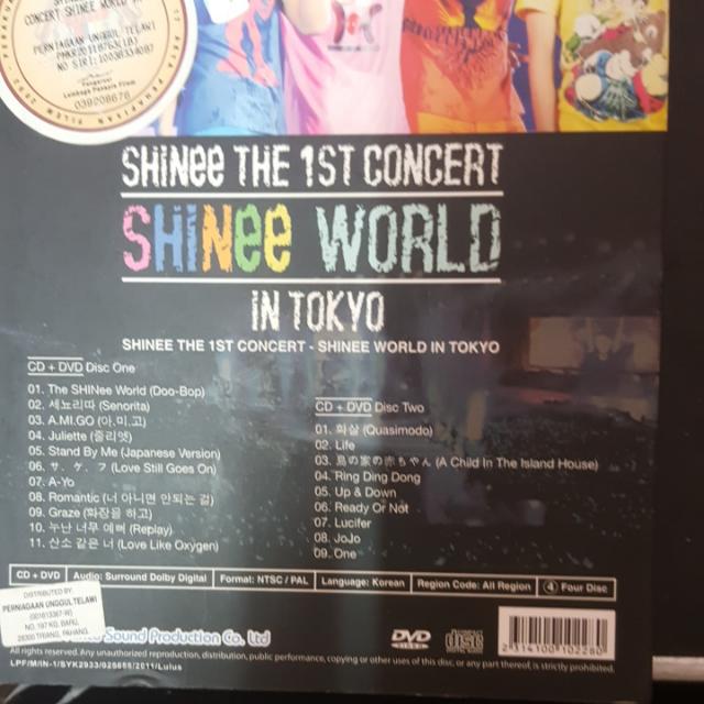 SHINee World In Tokyo 2DVD + 2 CD, Hobbies & Toys, Collectibles & Memorabilia, K-Wave on Carousell