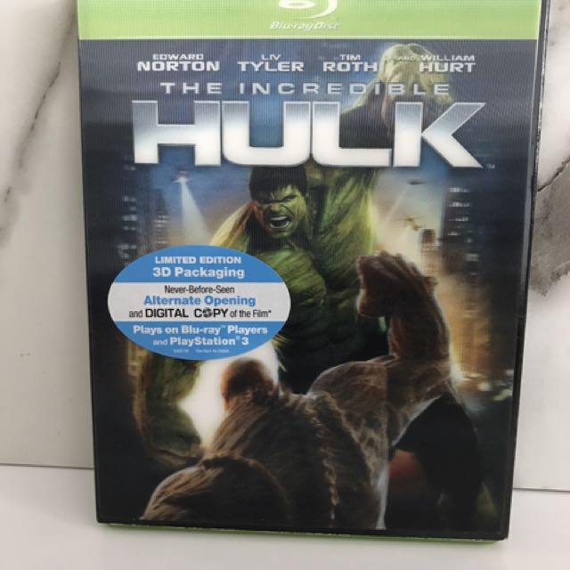 The Incredible Hulk, Music & Media, CDs, DVDs & Other Media on Carousell