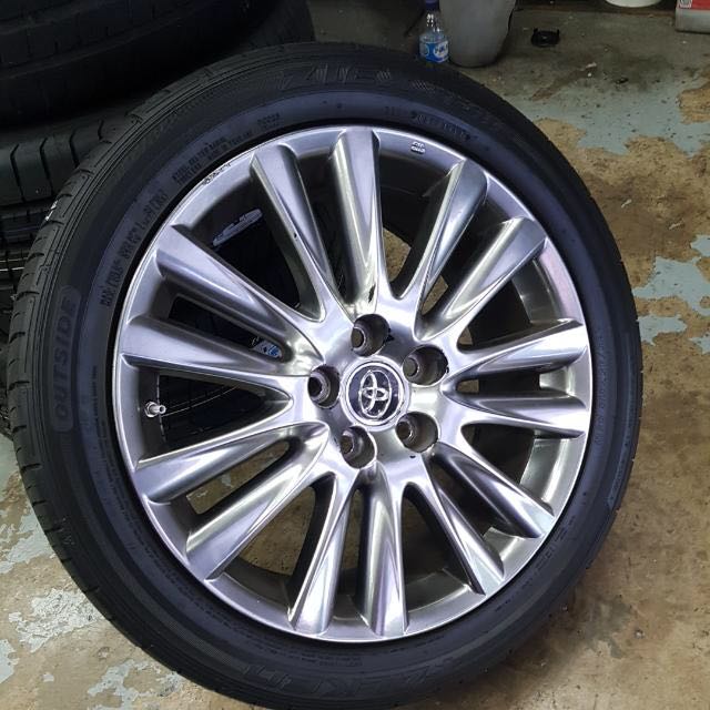 18" Inch Original 2016 Toyota Harrier / Estima / Alphard / Vellfire ...
