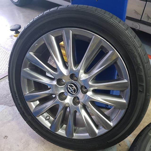 18" Inch Original 2016 Toyota Harrier / Estima / Alphard / Vellfire ...