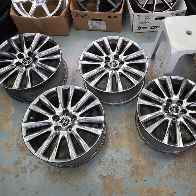 18" Inch Original 2016 Toyota Harrier / Estima / Alphard / Vellfire ...