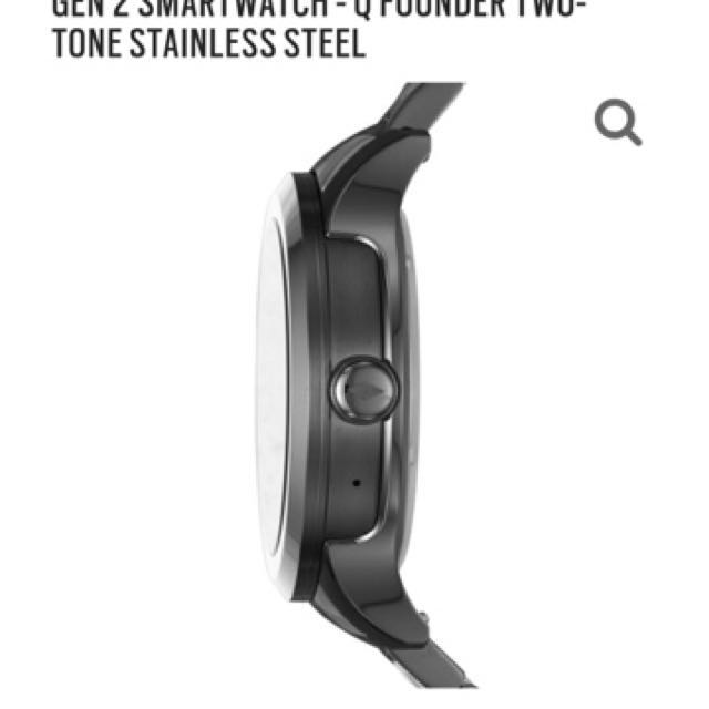 FOSSIL GEN 2 SMARTWATCH - Q FOUNDER TWO-TONE STAINLESS STEEL, Luxury ...
