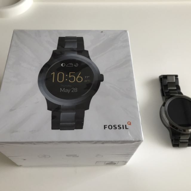 FOSSIL GEN 2 SMARTWATCH - Q FOUNDER TWO-TONE STAINLESS STEEL, Luxury ...