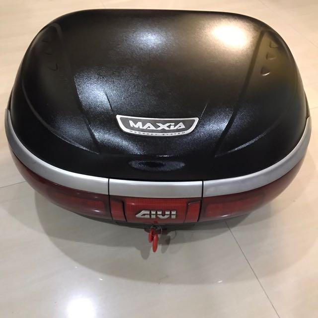 Huge Givi Maxia Top Box, Motorcycles, Motorcycle Accessories on Carousell