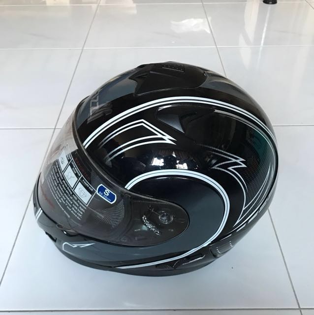 M-fizz Full Face Helmet size S, Motorcycles, Motorcycle Apparel on ...