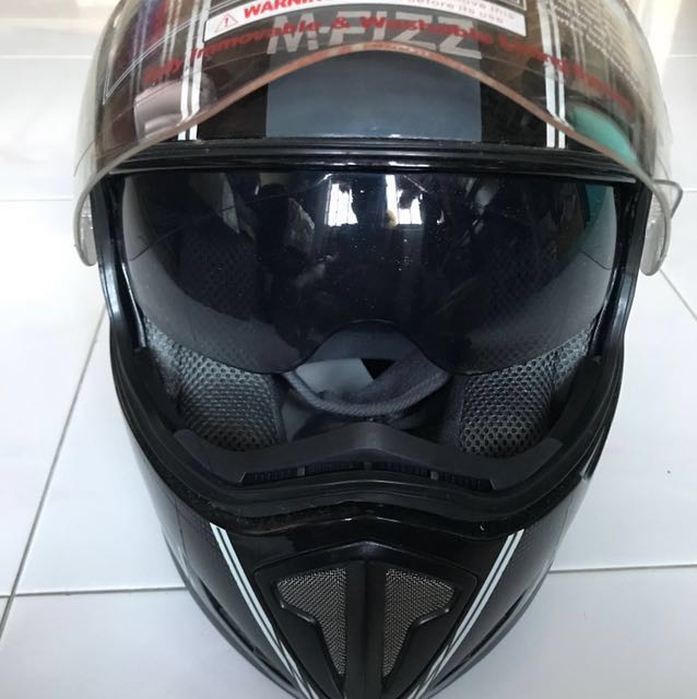 M-fizz Full Face Helmet size S, Motorcycles, Motorcycle Apparel on ...