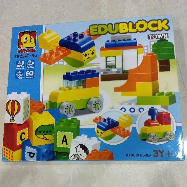 Brand New Oxford EduBlock Town EB2247-SG, Hobbies & Toys, Toys & Games ...