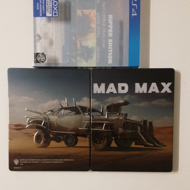 PS4 MAD MAX RIPPER STEELBOOK EDITION, Video Gaming, Video Games ...