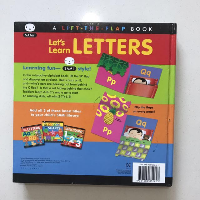 SAMi Let's Learn LETTERS, Hobbies & Toys, Books & Magazines, Children's ...