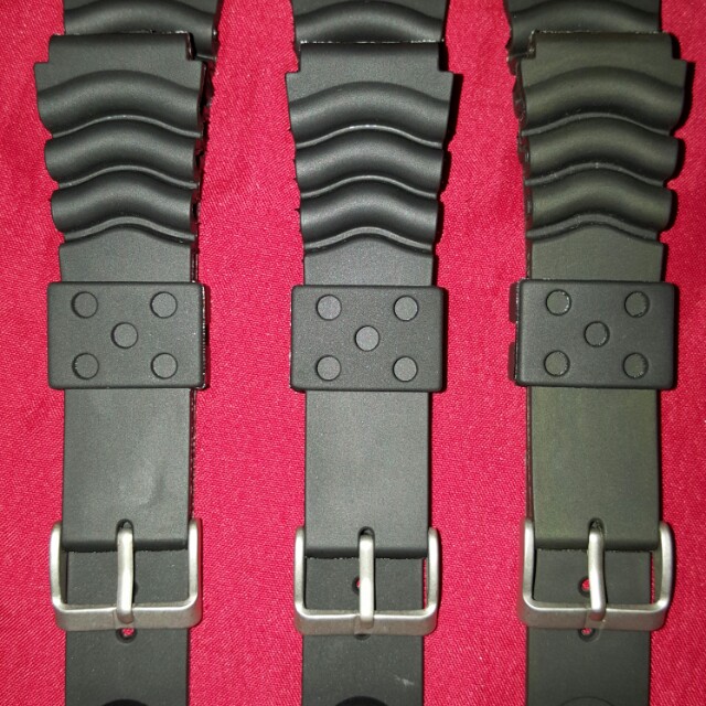 Seiko diver's replacement rubber strap (250 each), Men's Fashion ...
