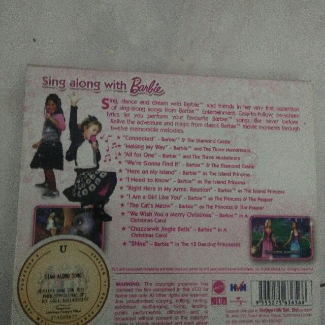 sing along with barbie, Hobbies & Toys, Music & Media, CDs & DVDs on ...